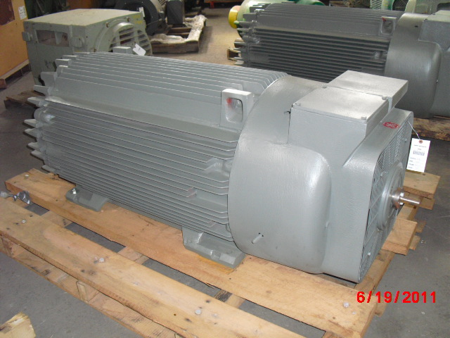 General Electric 250 HP 1200 RPM 5011LL Squirrel Cage Motor